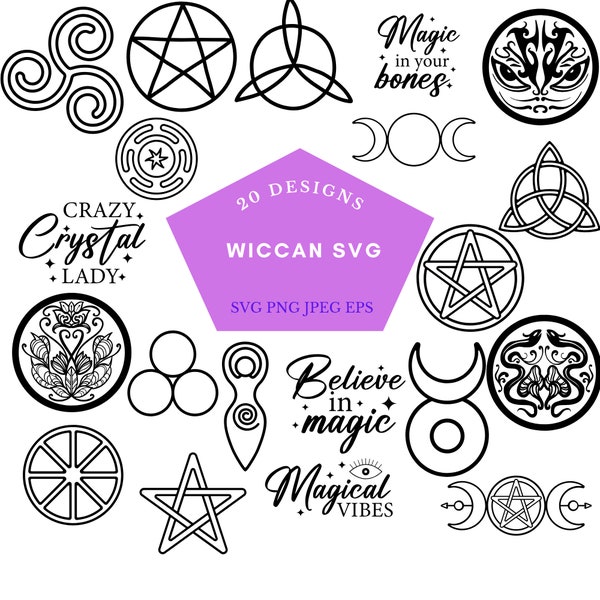 Wiccan Svg - Etsy