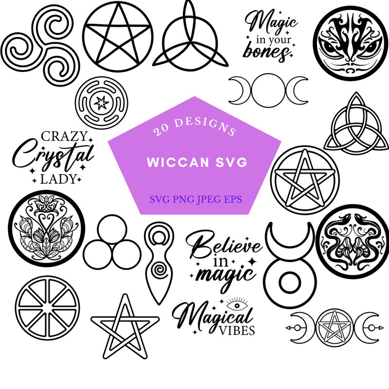 Triple Moon Svg - Etsy