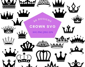 Silver Tiara Svg, Princess Svg, Crown Svg, Princess Tiara Svg, Royal ...