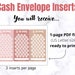 10k Savings Challenge Envelope, 52 Week Challenge Cash Envelope, 10k ...