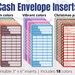 Budget Envelope Inserts Cash Envelope Inserts A6 Cash - Etsy