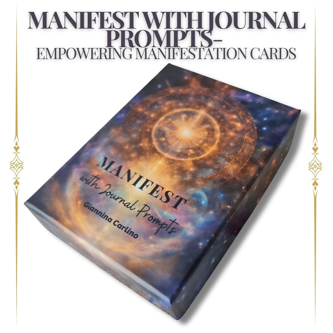 Manifest With Journal Prompts, Empowering Manifestation Cards ...