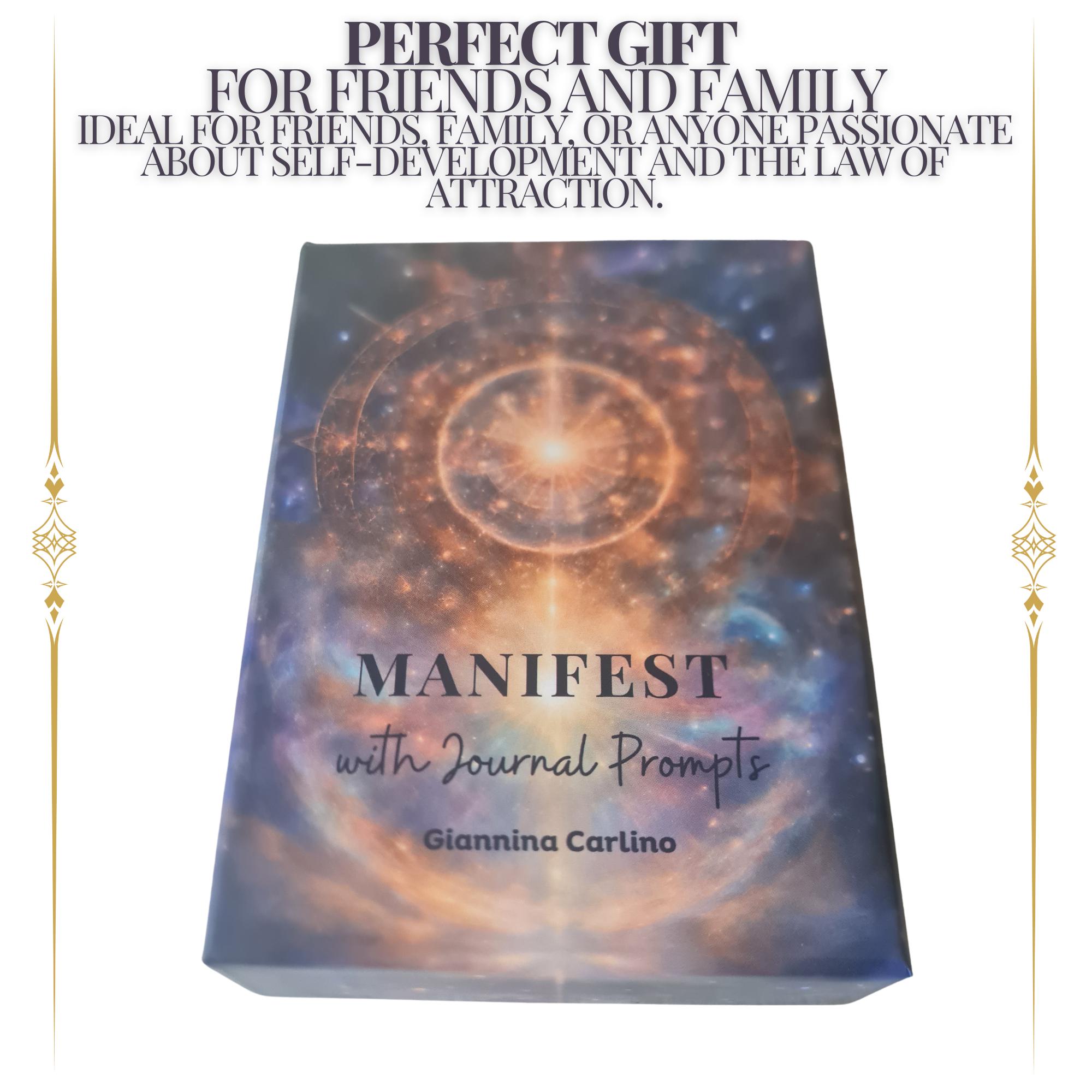 Manifest With Journal Prompts, Empowering Manifestation Cards ...