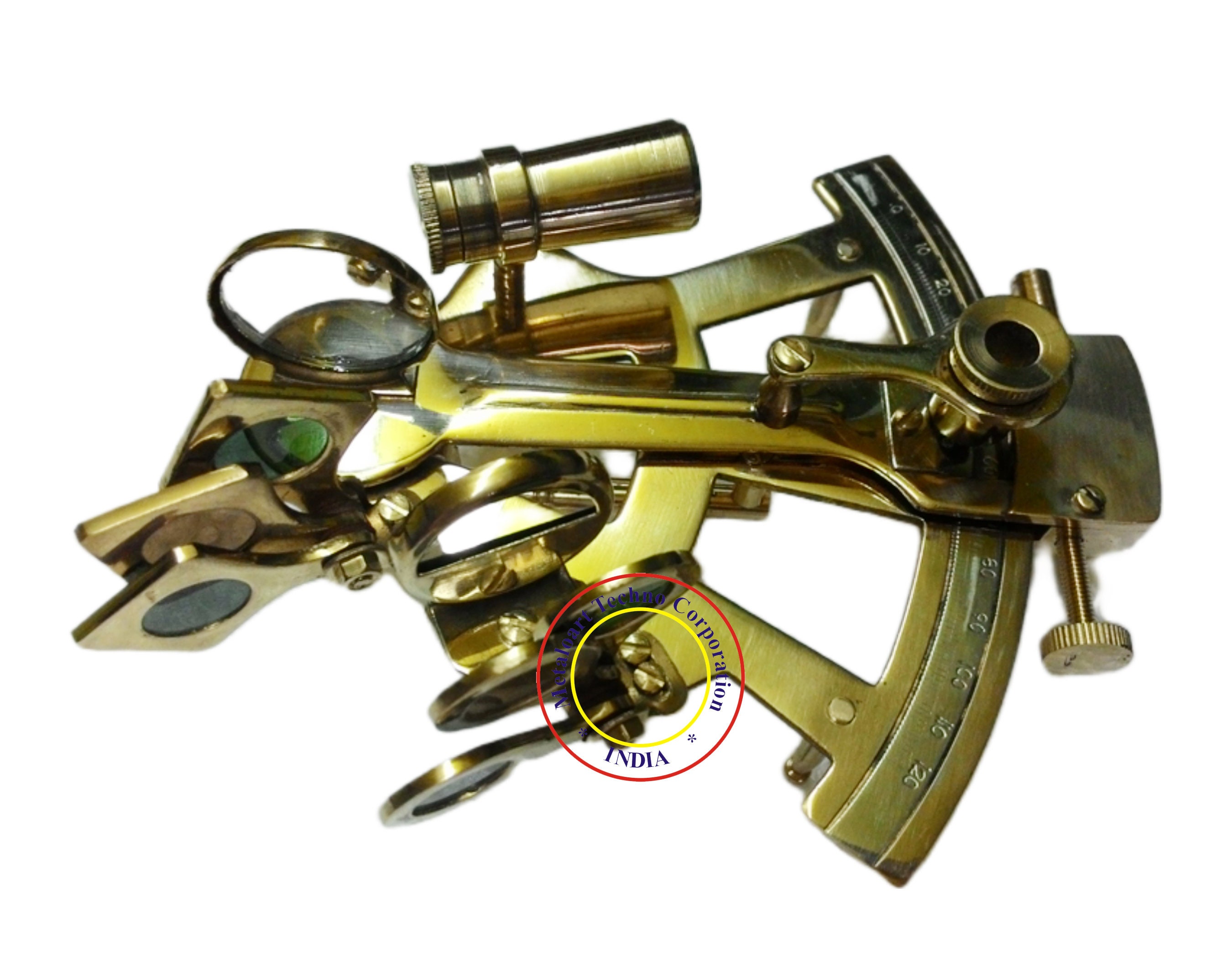 Rare Find, Vintage Antique Base Model Marine Brass Sextant 4in With ...