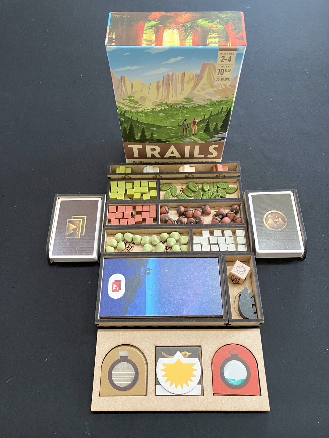 Insert for Trails Board Game - No Lid Lift - Etsy