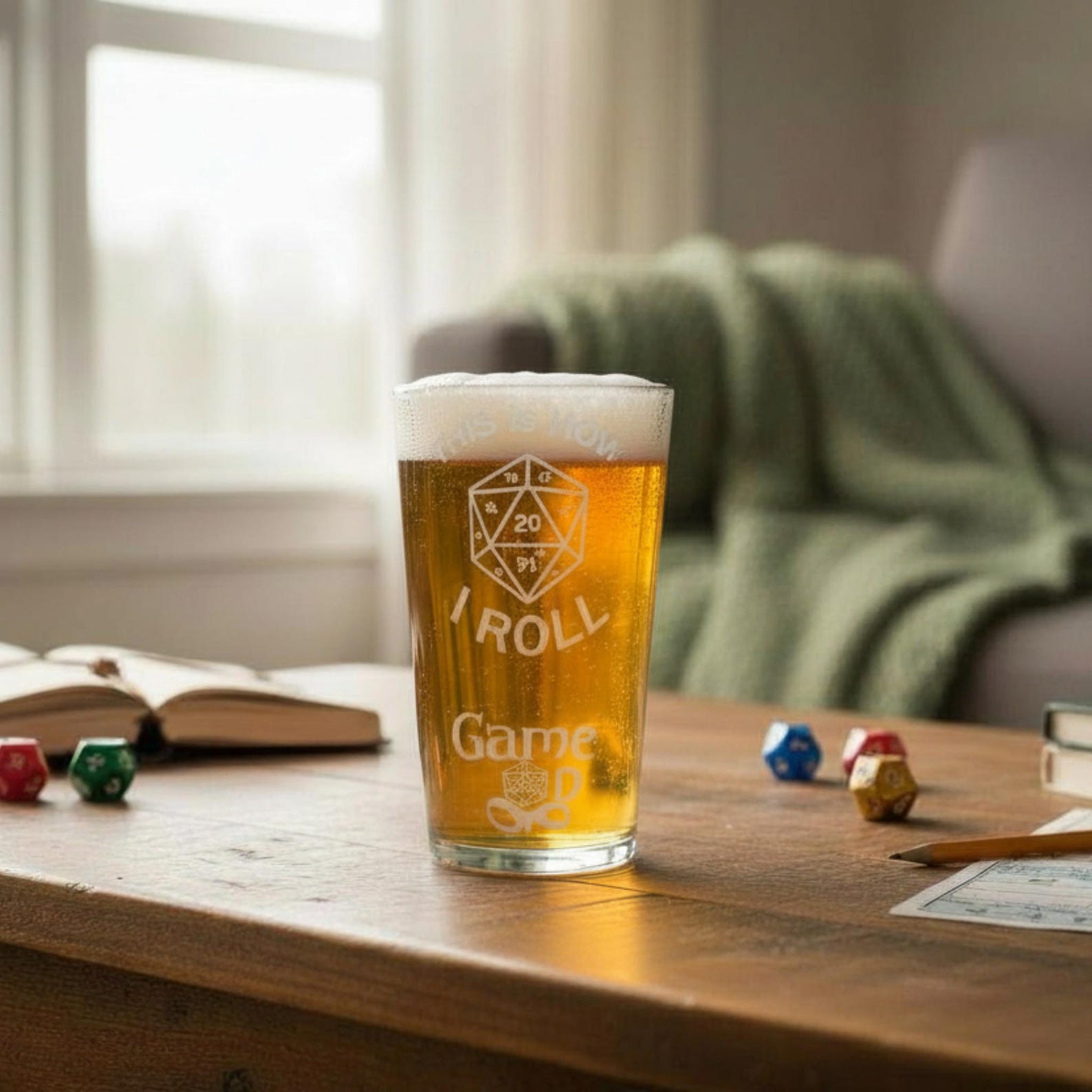 Dnd Engraved Pint Glasses Choose From 24 Designs - Presentation Box ...