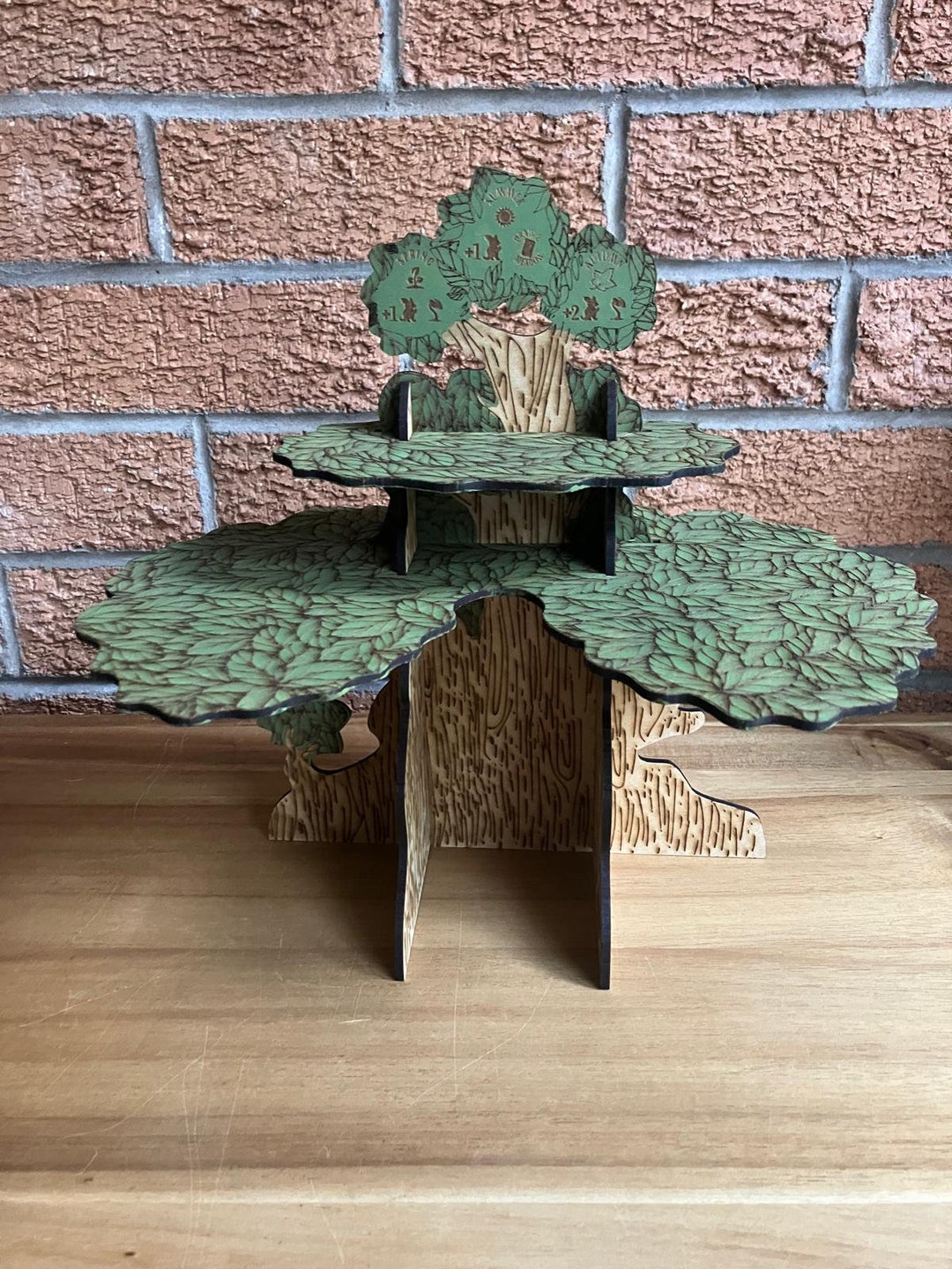 Wooden Everdell Tree Replacement - Painted and Engraved - Same Size as ...