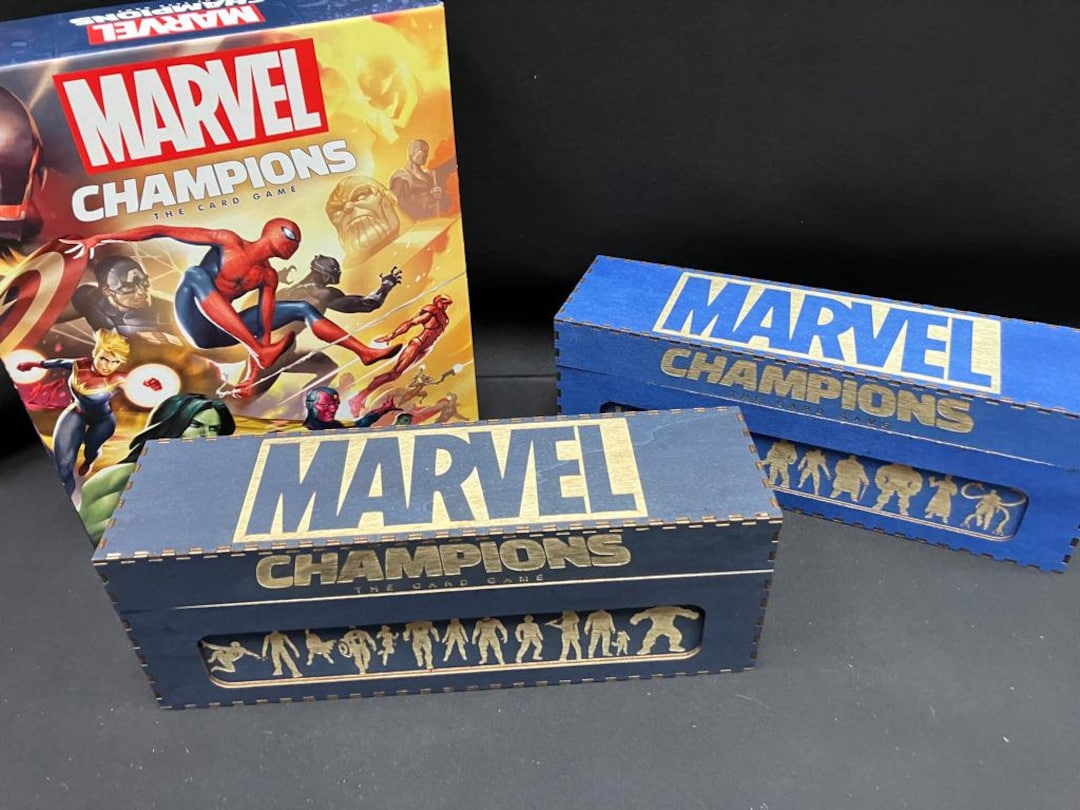 Marvel Champions - SINGLE Storage Box - Sleeved - Etsy