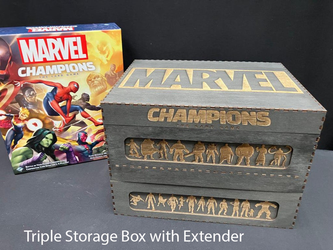 Marvel Champions - Triple EXTENDER - Sleeved for Triple Storage Box. - Etsy