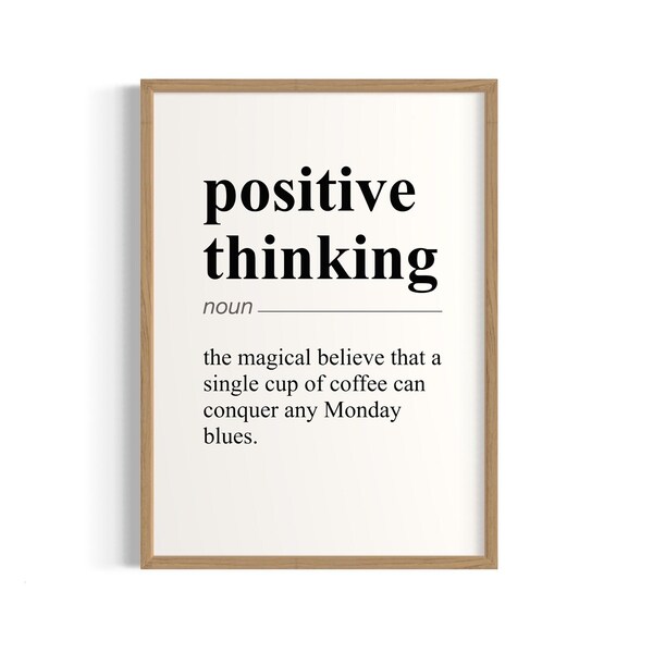 Positive Thinking - Etsy
