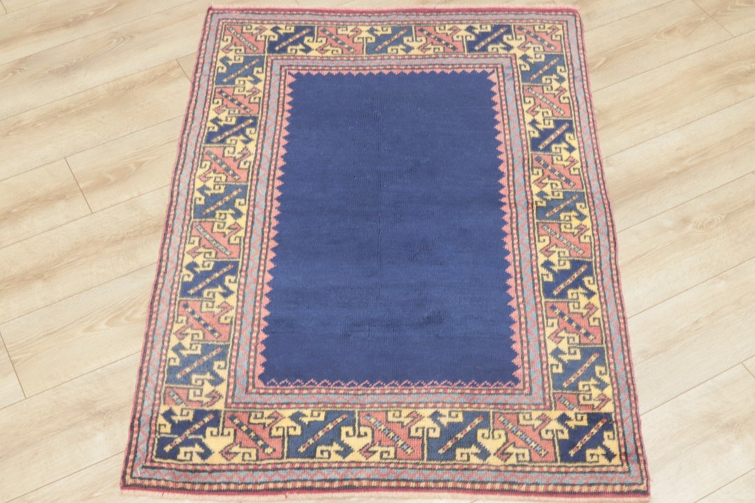 Turkish Small Rug,3x5 Kitchen Rug,3x5 Blue Rug,handmade Rug 3x5 ...