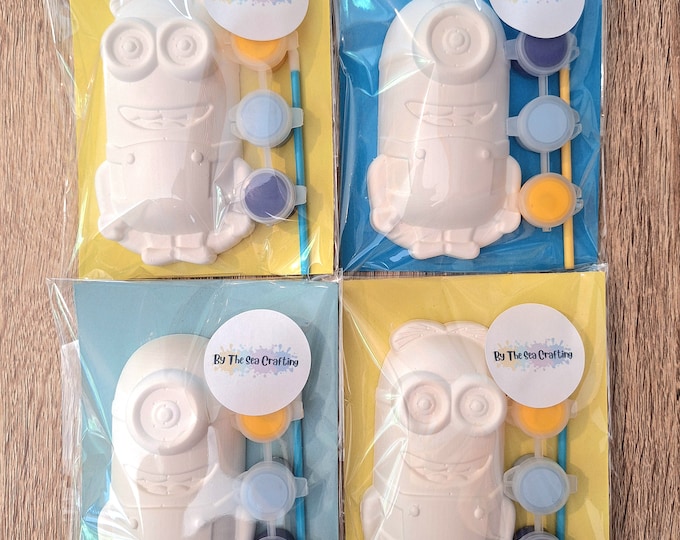 Minions Craft Kit-gift Set Party Favours-paint Set-unique Party Bag ...