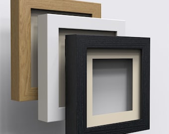 3D Deep Box Photo Frame Standing Hanging Craft Shadow Picture Frames ...