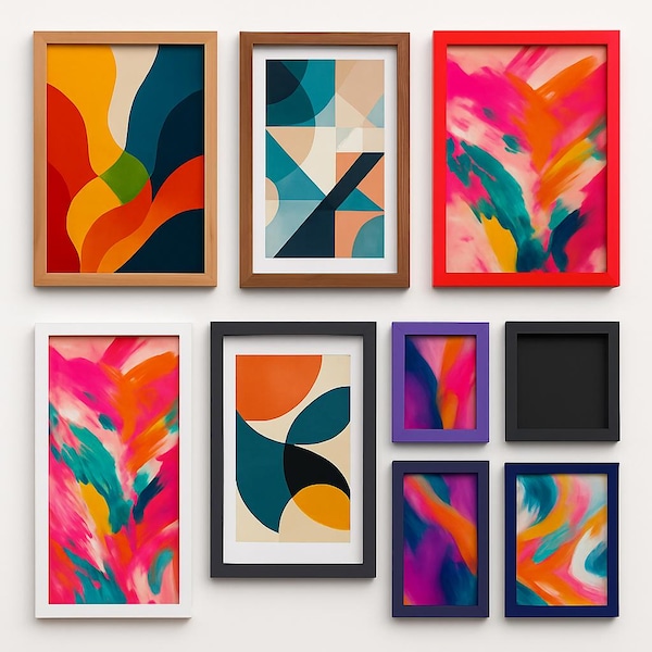 Colourful Frames - Etsy UK