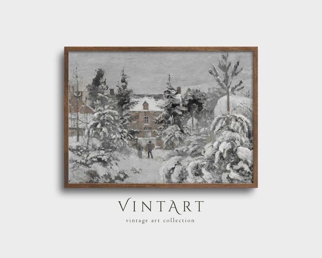 Piette's House in France Ambient Theme Classical Digital Wall Art Print ...