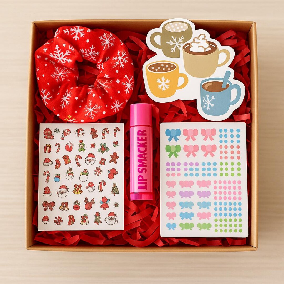 Tween Girl Christmas Gift Box | Stocking Stuffer Gift Set | Scrunchie ...
