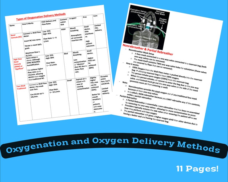 Oxygenation and Oxygen Delivery Devices - Etsy