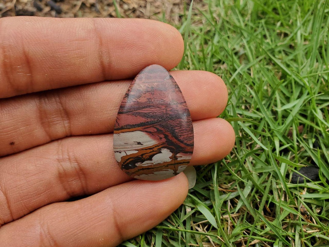 Beautiful Indian Paint Stone Cabochon - Etsy