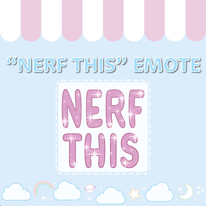 Overwatch D.VA Ultimate nerf This Emote for Twitch Youtube Discord - Etsy
