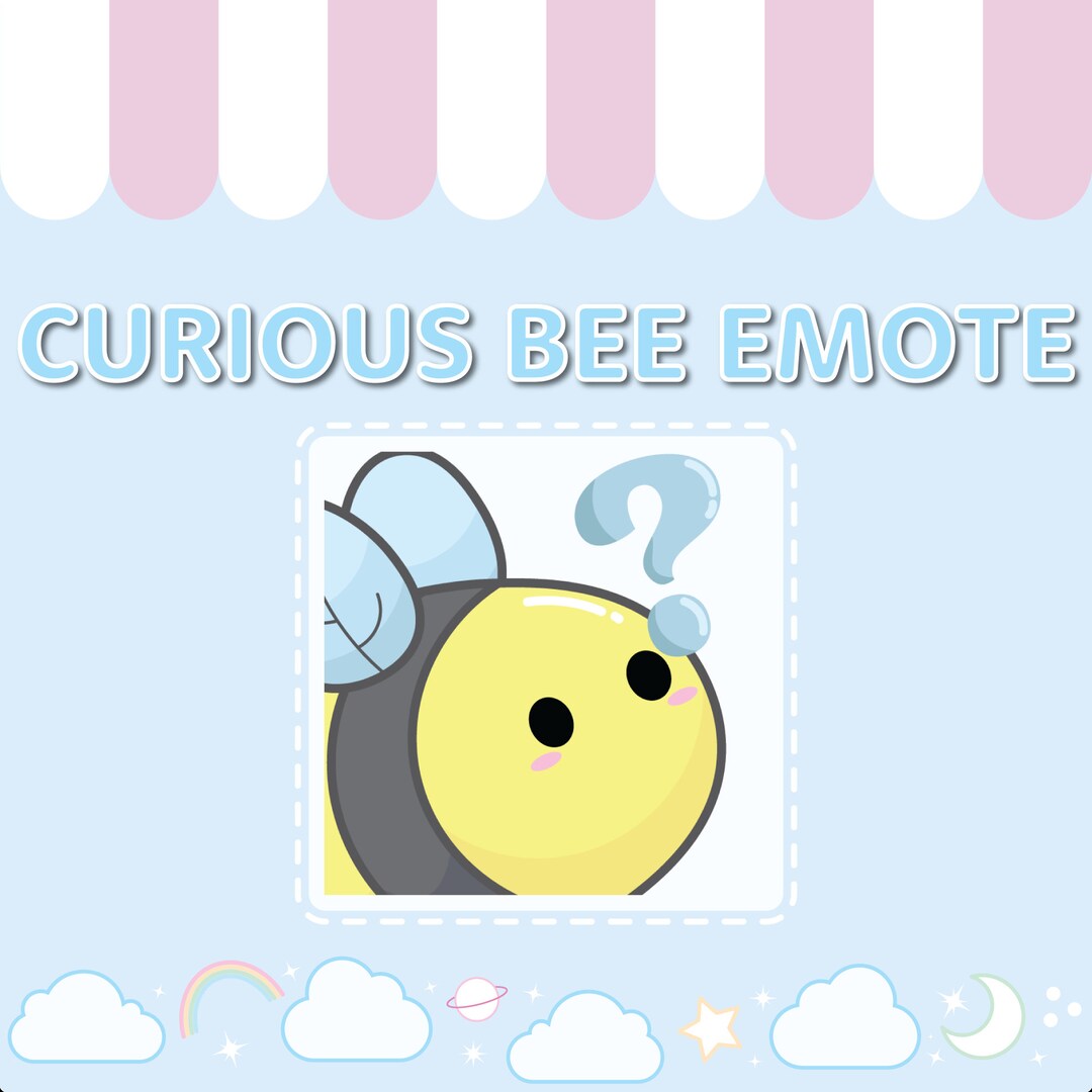 Cute Bee huh Emote for Twitch Youtube Discord - Etsy