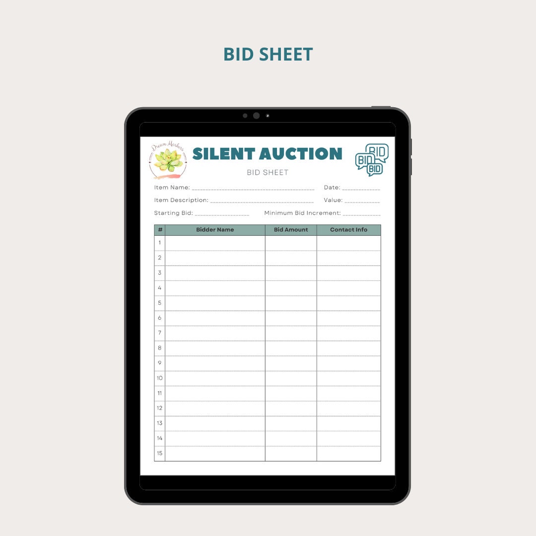Ultimate Auction Template Bundle - Etsy