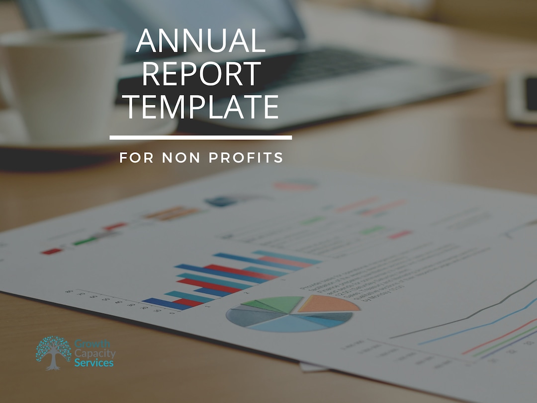 Non Profit Annual Report Template - Etsy