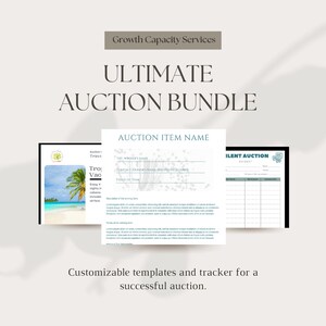 Ultimate Auction Template Bundle - Etsy