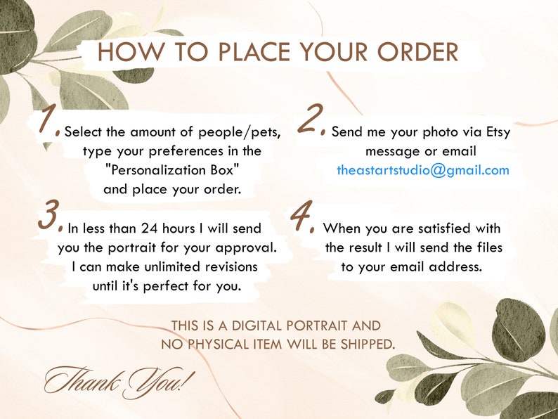 Faceless Digital Family Portrait Custom Illustration - Etsy