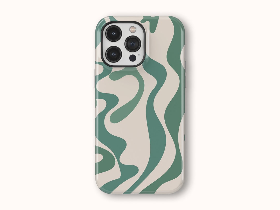 Abstract Green Phone Case Sage Green Phone Case iPhone Case Samsung ...