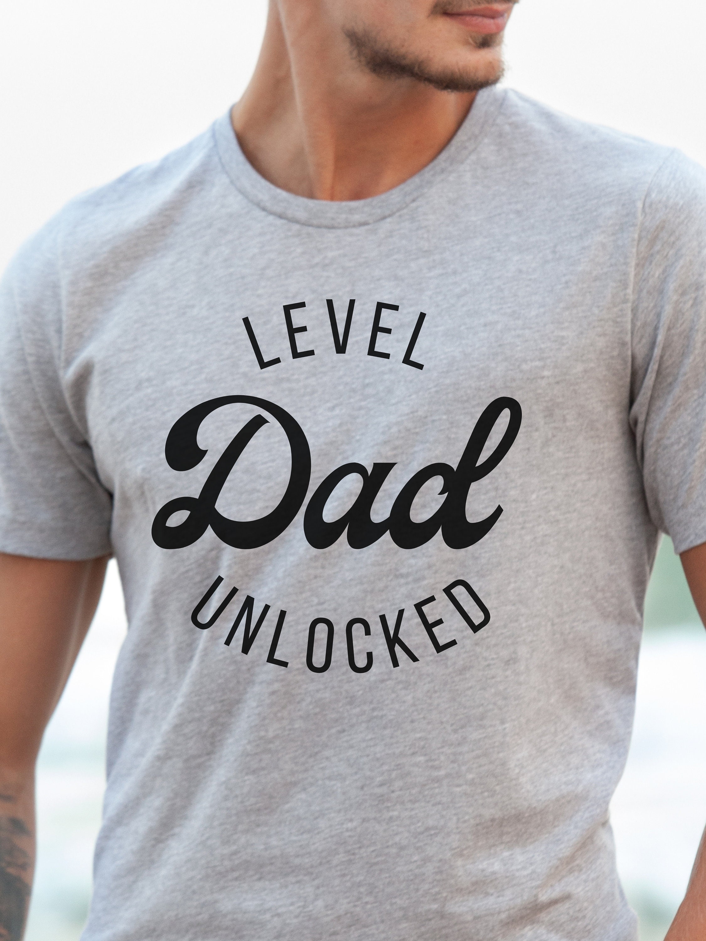 Dad Level Unlocked Shirt, Expectant Father Shirt, Gaming Dad Shirt ...
