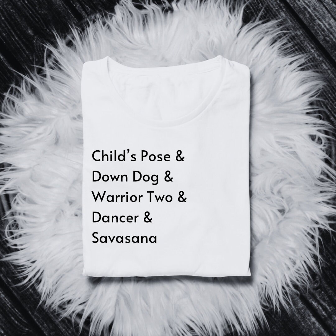 Yoga Poses Svg File Digital Downloads Prints Yogi - Etsy