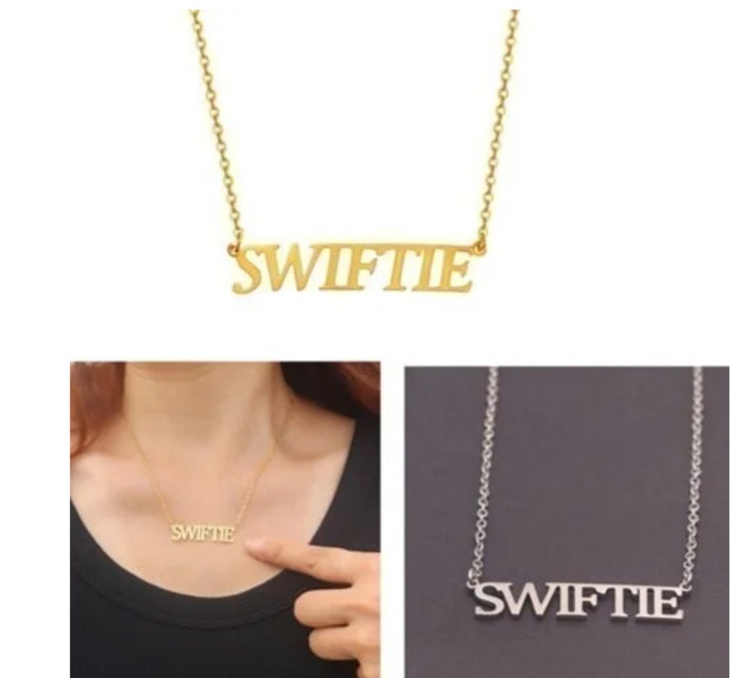 Taylor Swift Necklace Lover Necklace Love Necklace Gold 152 Brand New ...