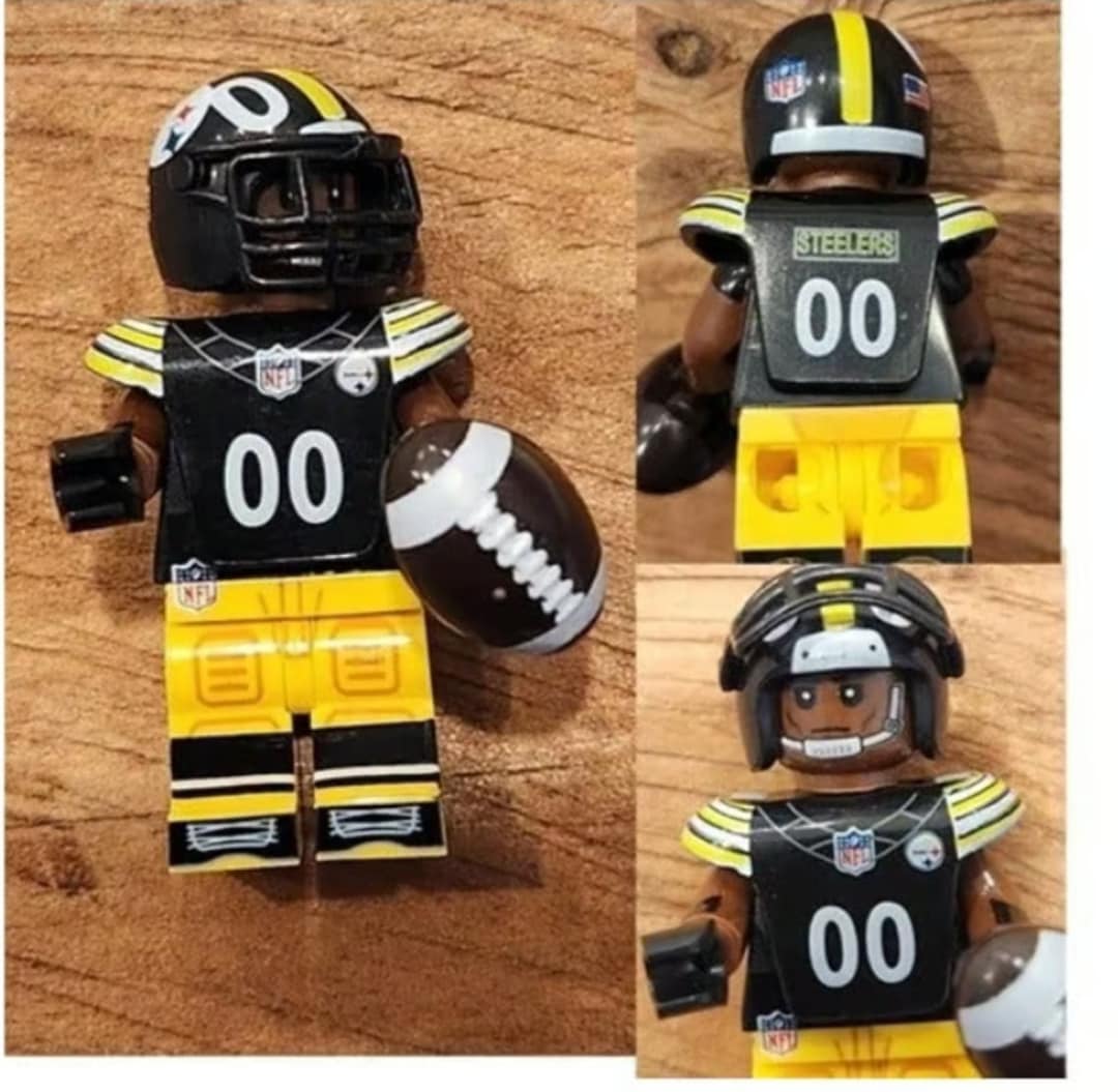 New PITTSBURGH STEELERS Minifigure Compatible With Lego Minifigure ...