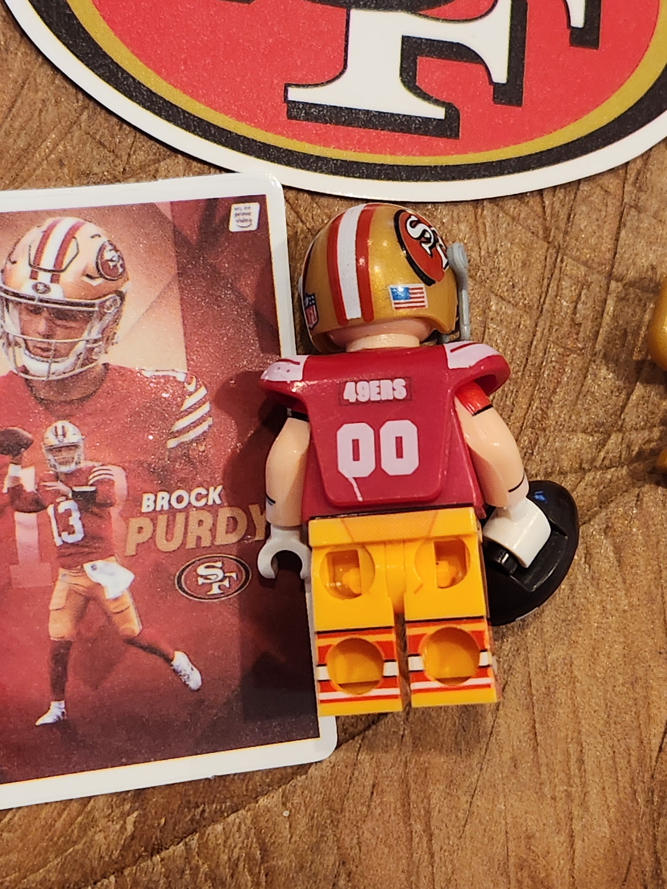 New San Francisco 49ers Minifigure Compatible With Lego Minifigure ...