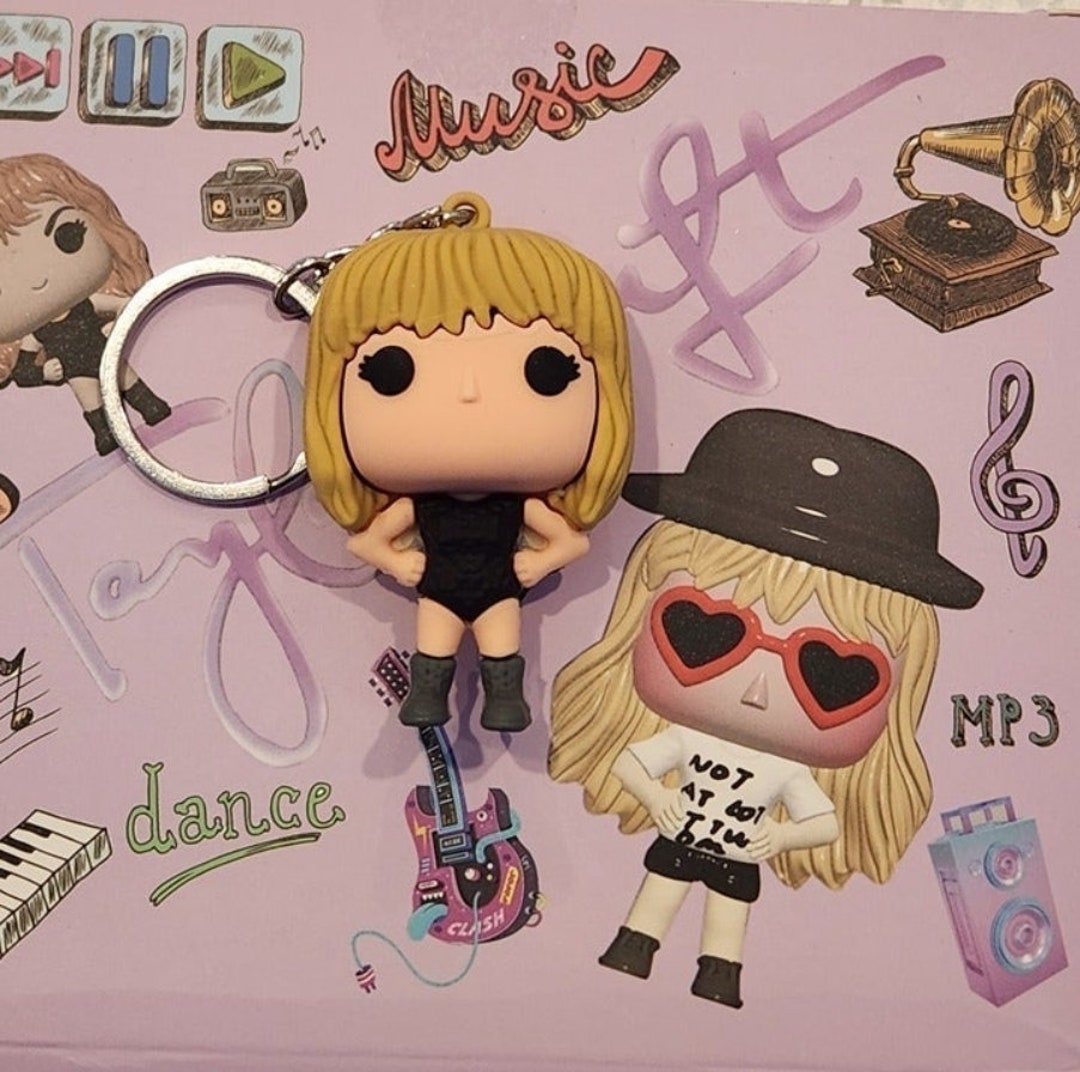 2.5 TAYLOR SWIFT Figure Taylor Swift Minifigure Taylor Swift Keychain ...