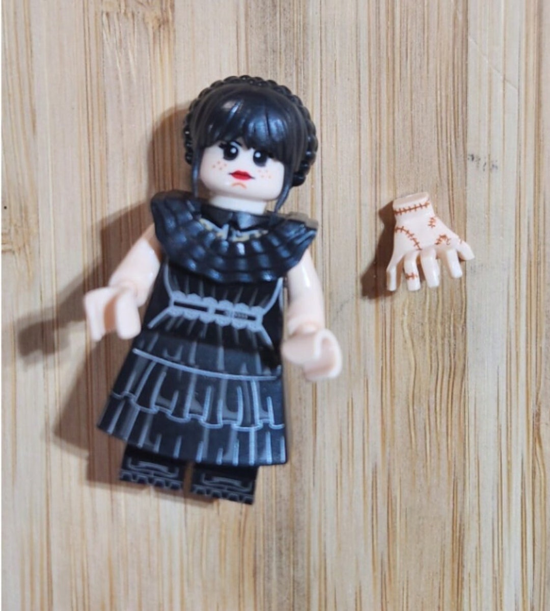 WEDNESDAY Minifigure Jenna Ortega Minifigure ADDAMS FAMILY Minifigure ...