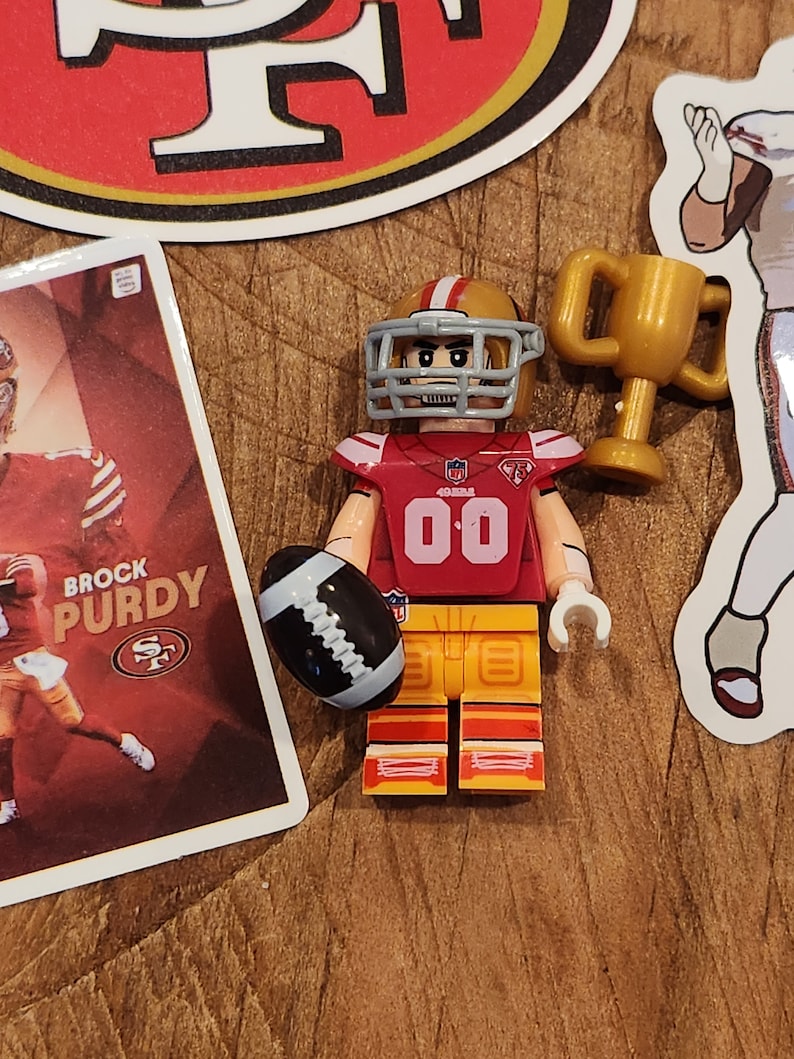 New San Francisco 49ers Minifigure Compatible With Lego Minifigure ...