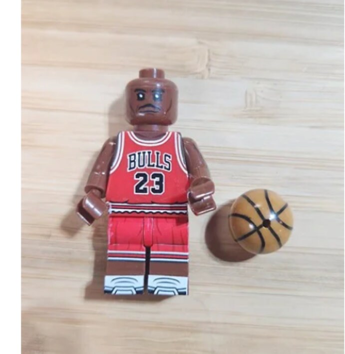 New MICHAEL JORDAN Minifigure Chicago Bulls Minifigure Compatible With ...