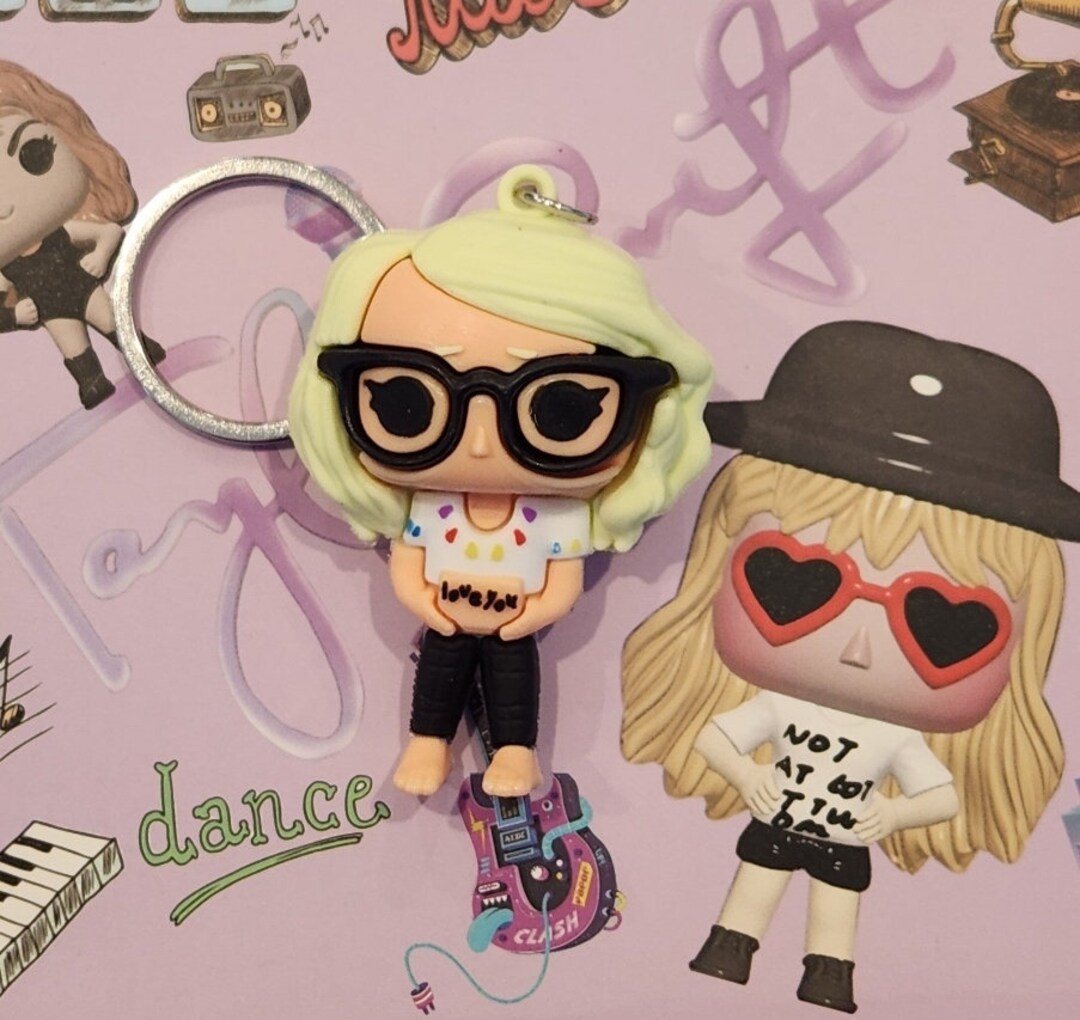 2.5 TAYLOR SWIFT Figure Taylor Swift Minifigure Taylor Swift Keychain ...