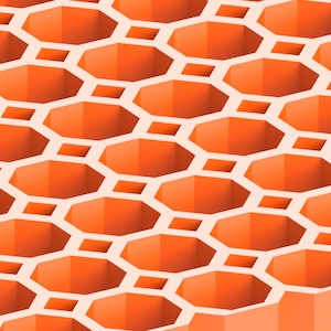 Repeatable Octagon Pattern STL File for 3D Printing - Etsy