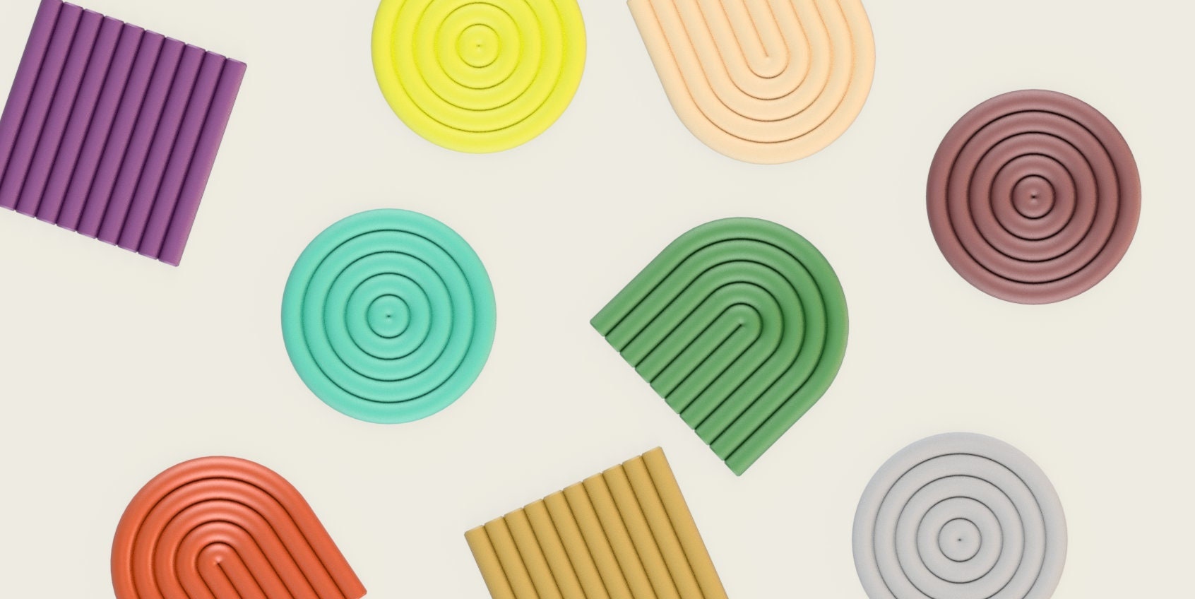 3D Print STL Models, Coasters Pack - Etsy