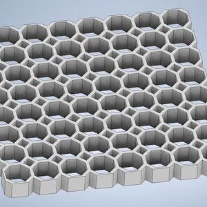 Repeatable Octagon Pattern STL File for 3D Printing - Etsy