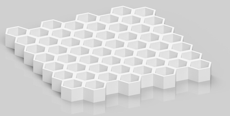 Repeatable Honeycomb Pattern STL File for 3D Printing - Etsy