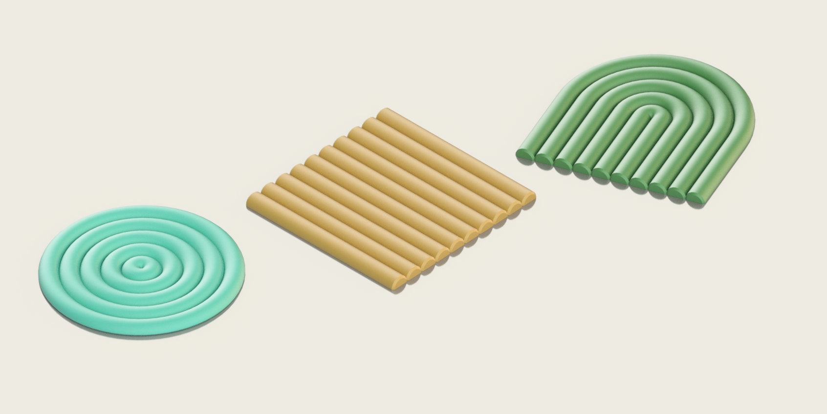 3D Print STL Models, Coasters Pack - Etsy