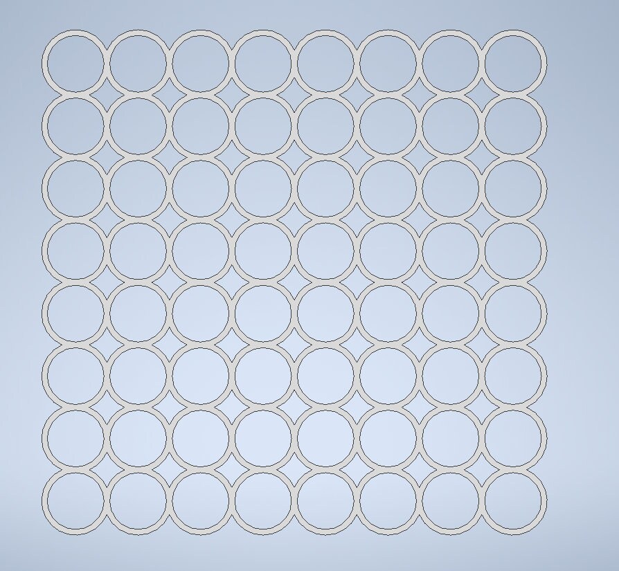 Circle Pattern STL File for 3D Printing - Etsy