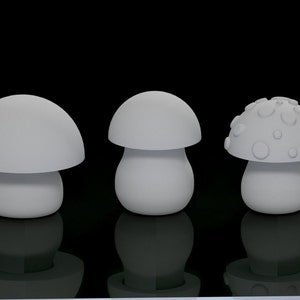 Mushrooms Storage Container Pack STL File for 3D Printing - Etsy