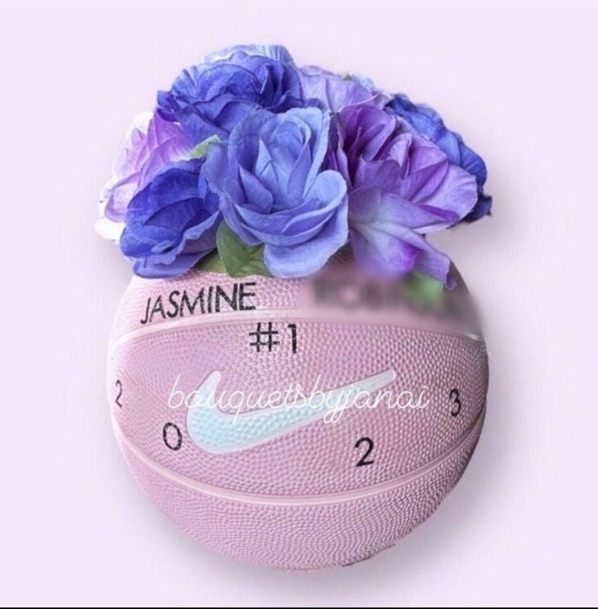 Pink Mini Basketball Bouquet - Etsy
