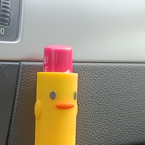 3D Printed Animal Chapstick Holder: Duck, Pig, Highland Cow, Red Panda ...