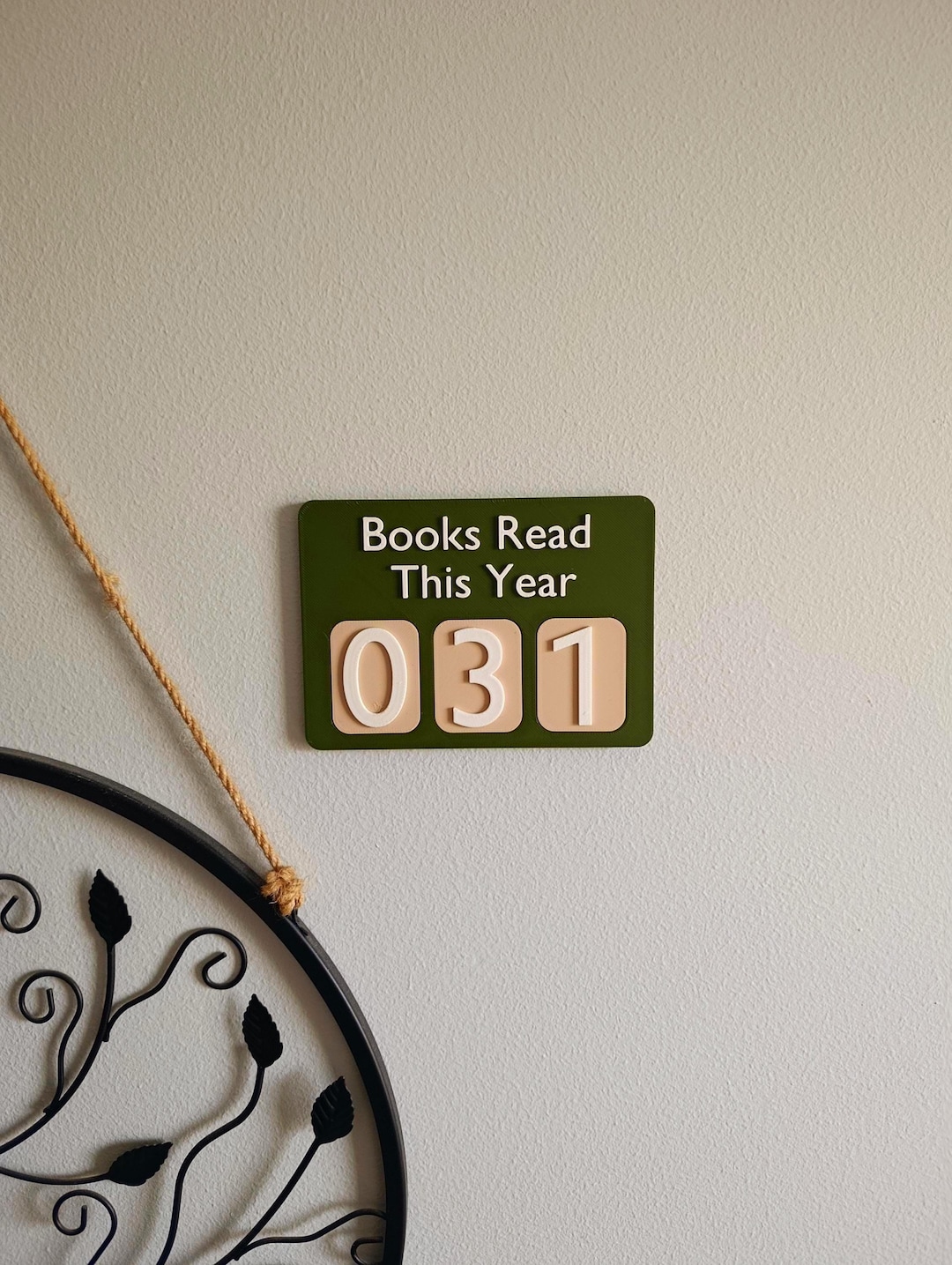 3D Printed Magnetic Books Read Tracker: Wall or Desk Display - Etsy