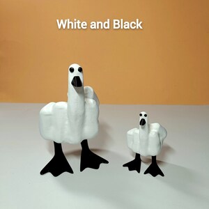 The Duck-you: Original 3D Printed Figurine - Middle Finger Statue ...